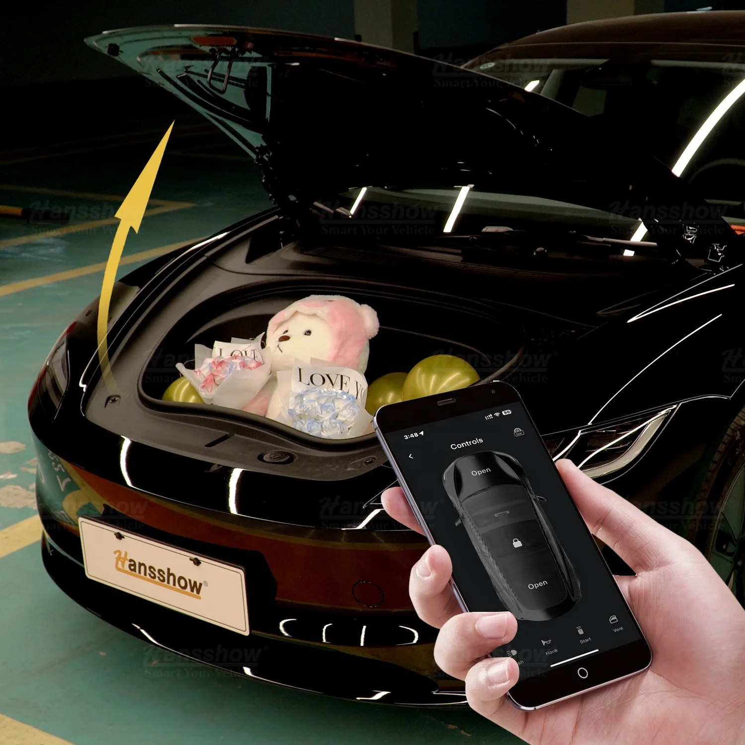 Hansshow Model 3 Highland Auto Electric Heckklappe Power Frunk Fur 2023 Tesla Model 3 Highland Aftermarket Zubehor Alibaba